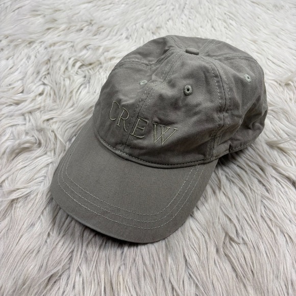 Accessories | Jcrew Womens Os Sage Green Crew Embroidered Baseball Cap ...
